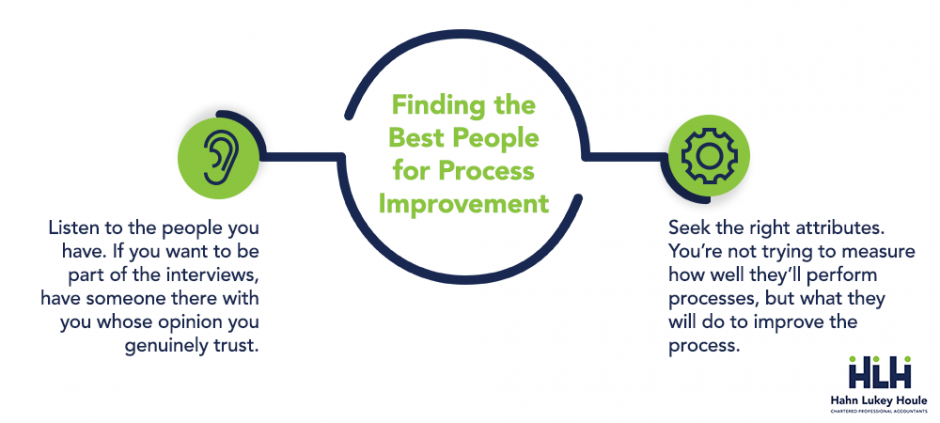 Finding the Best People for Process Improvement | Hahn Lukey Houle